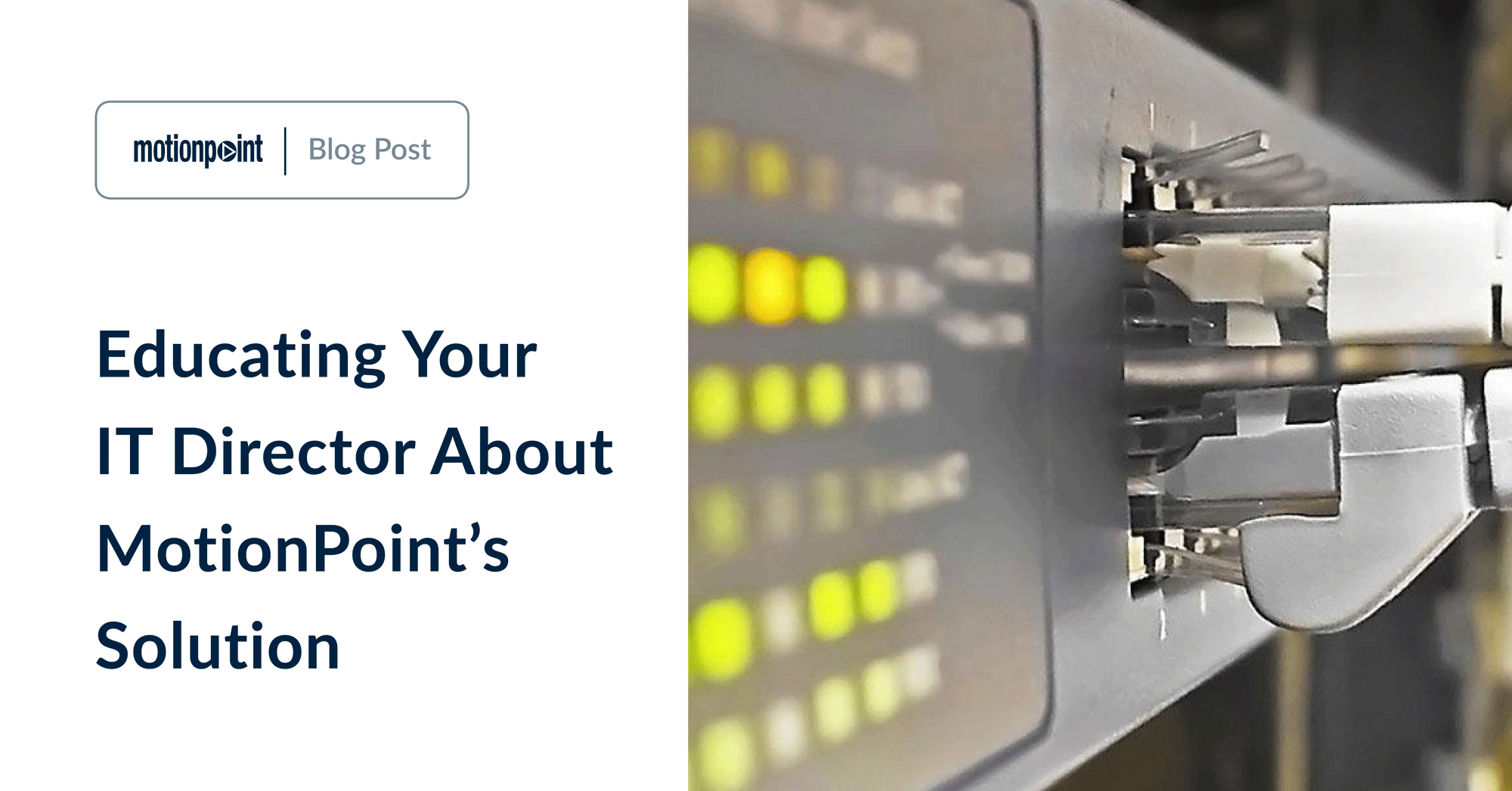 Educating Your IT Director About MotionPoint’s Solution