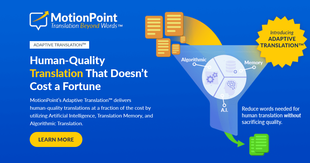 Adaptive Translation | AI Translation for Websites | Lower Translation ...