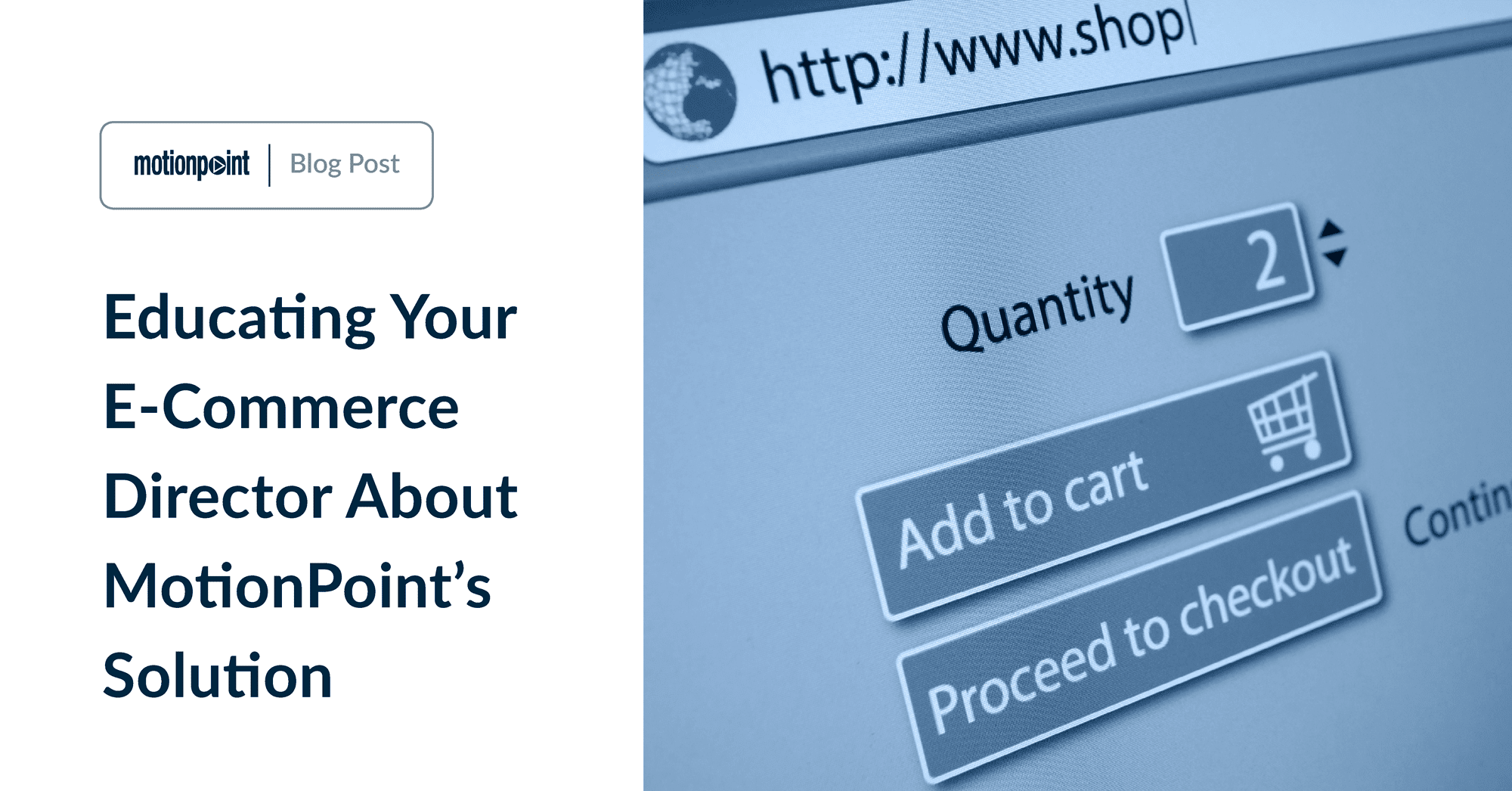 Educating Your E-Commerce Director About MotionPoint’s Solution