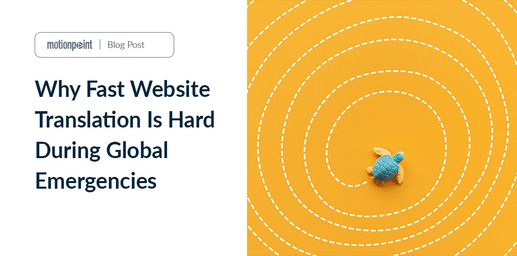 Guide Graphic: Why Fast Website Translation Is Hard During Global ...