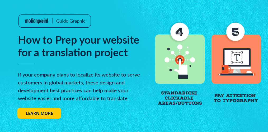 Guide Graphic: How to Prep Your Website For a Translation Project