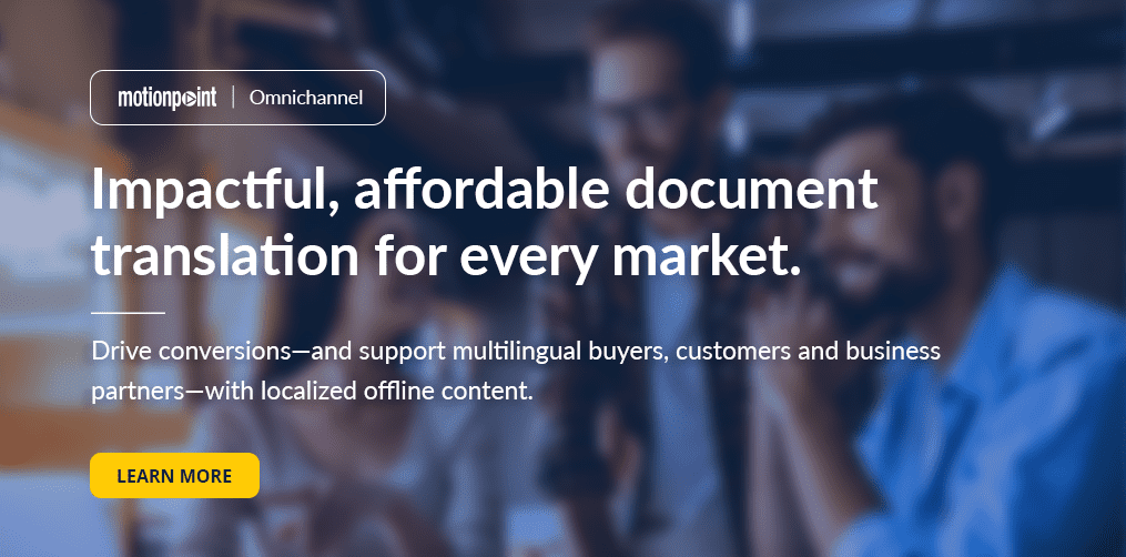 A Complete Document Translation Solution | MotionPoint