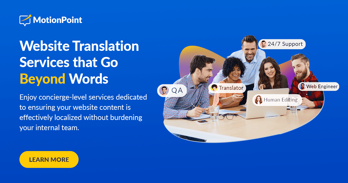 Beyond Words Services for Website Translation | MotionPoint