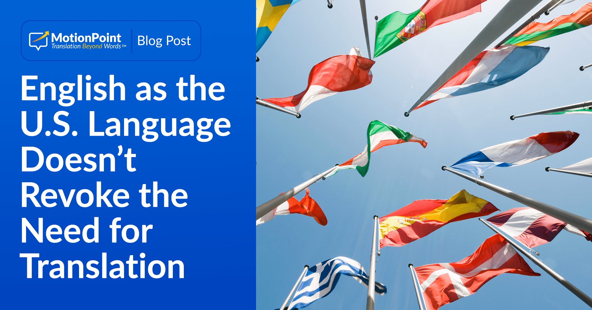 English as the U.S. Language Doesn’t Revoke the Need for Translation