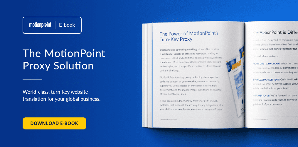 The MotionPoint Proxy Solution