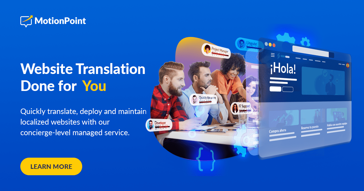 Best Website Translation & Localization Services Company | MotionPoint ...