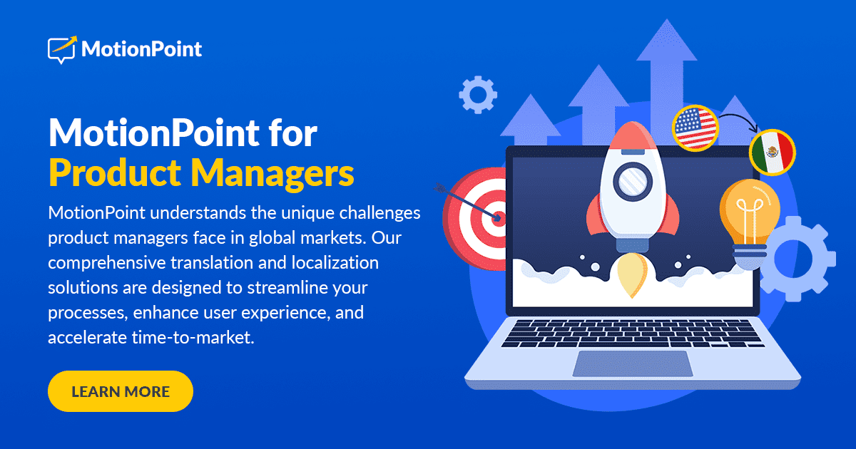 Translation for Product Managers | MotionPoint