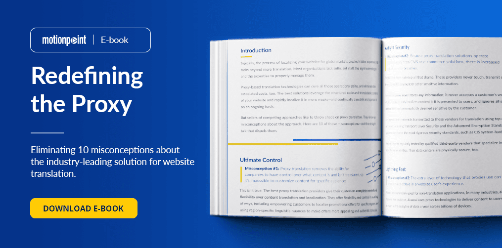 Proxy-Based Translation, Redefined.