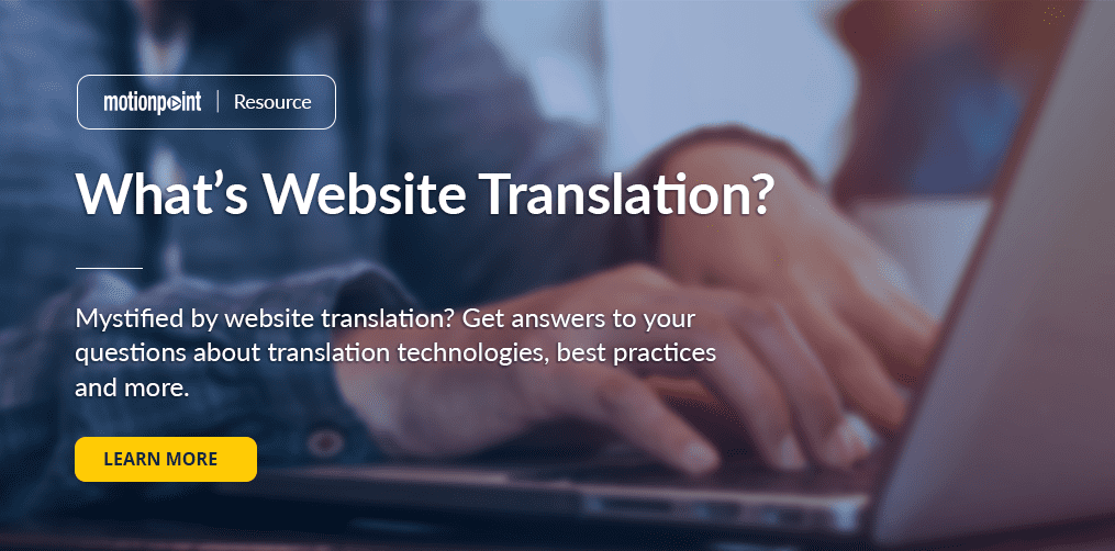 What’s Website Translation? - MotionPoint