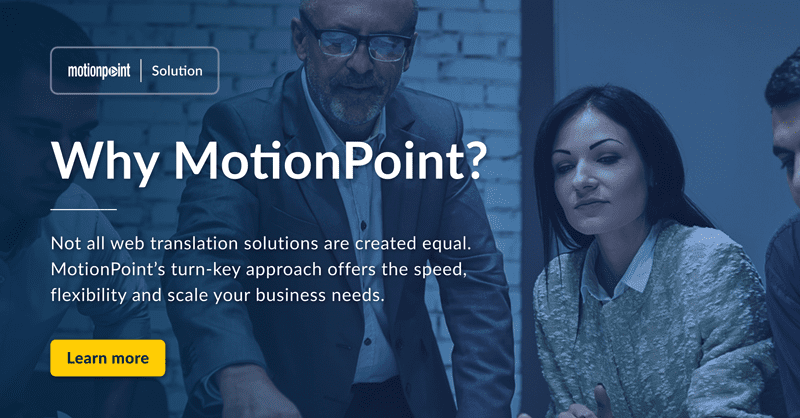 The Best Translation & Localization Company: MotionPoint